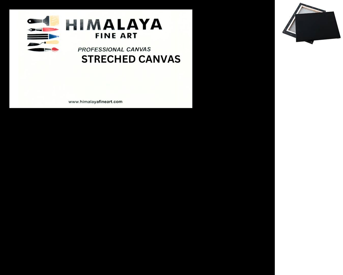 HIMALAYA PROFESSIONAL STRETCHED CANVAS – Himalaya Fine Art