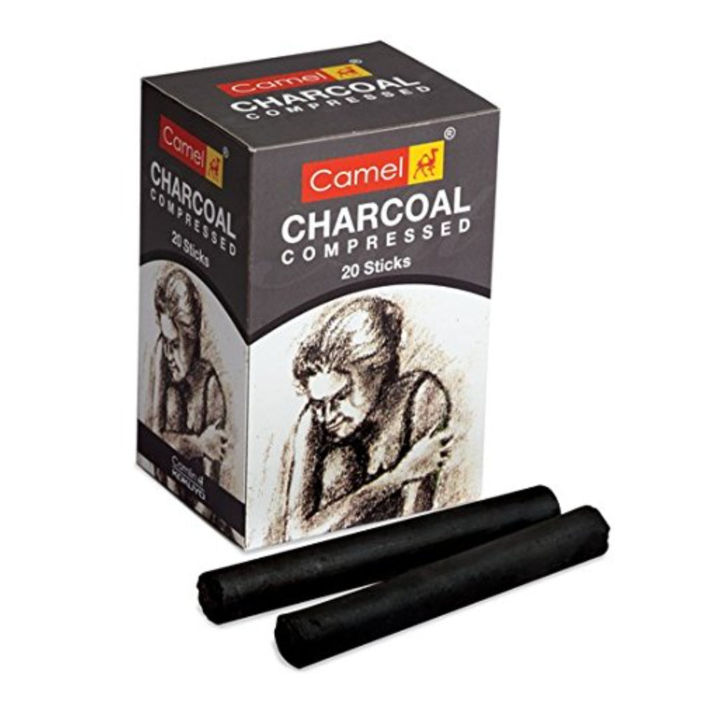 CAMEL COMPRESSED CHARCOAL STICKS - 1 PEICE – Himalaya Fine Art