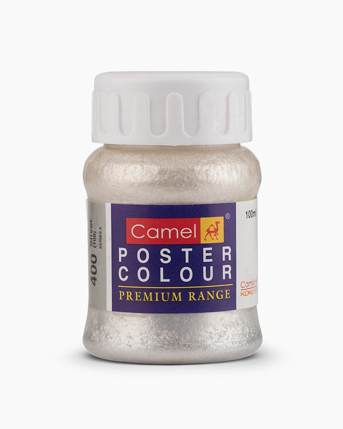 CAMLIN PREMIUM POSTER COLOUR 100 ML SILVER – Himalaya Fine Art