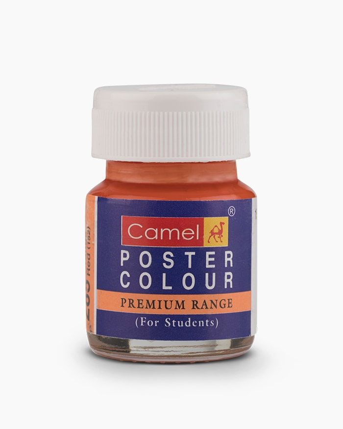 CAMLIN PREMIUM POSTER COLOUR 15 ML ORANGE RED – Himalaya Fine Art