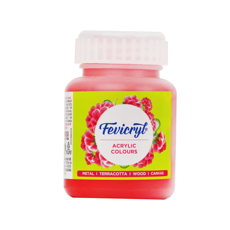 FEVICRYL ACRYLIC COLOUR 18 PINK 100 ML – Himalaya Fine Art