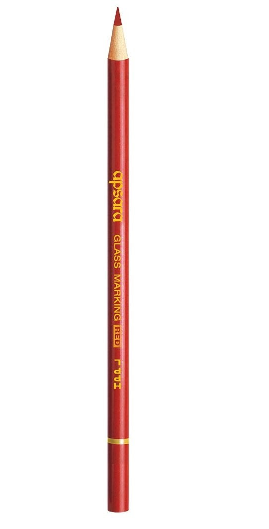 APSARA GLASS MARKING PENCIL RED – Himalaya Fine Art