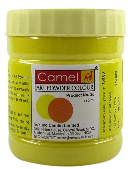 CAMLIN ART POWDER COLOUR 275 ML GAMBOGE – Himalaya Fine Art