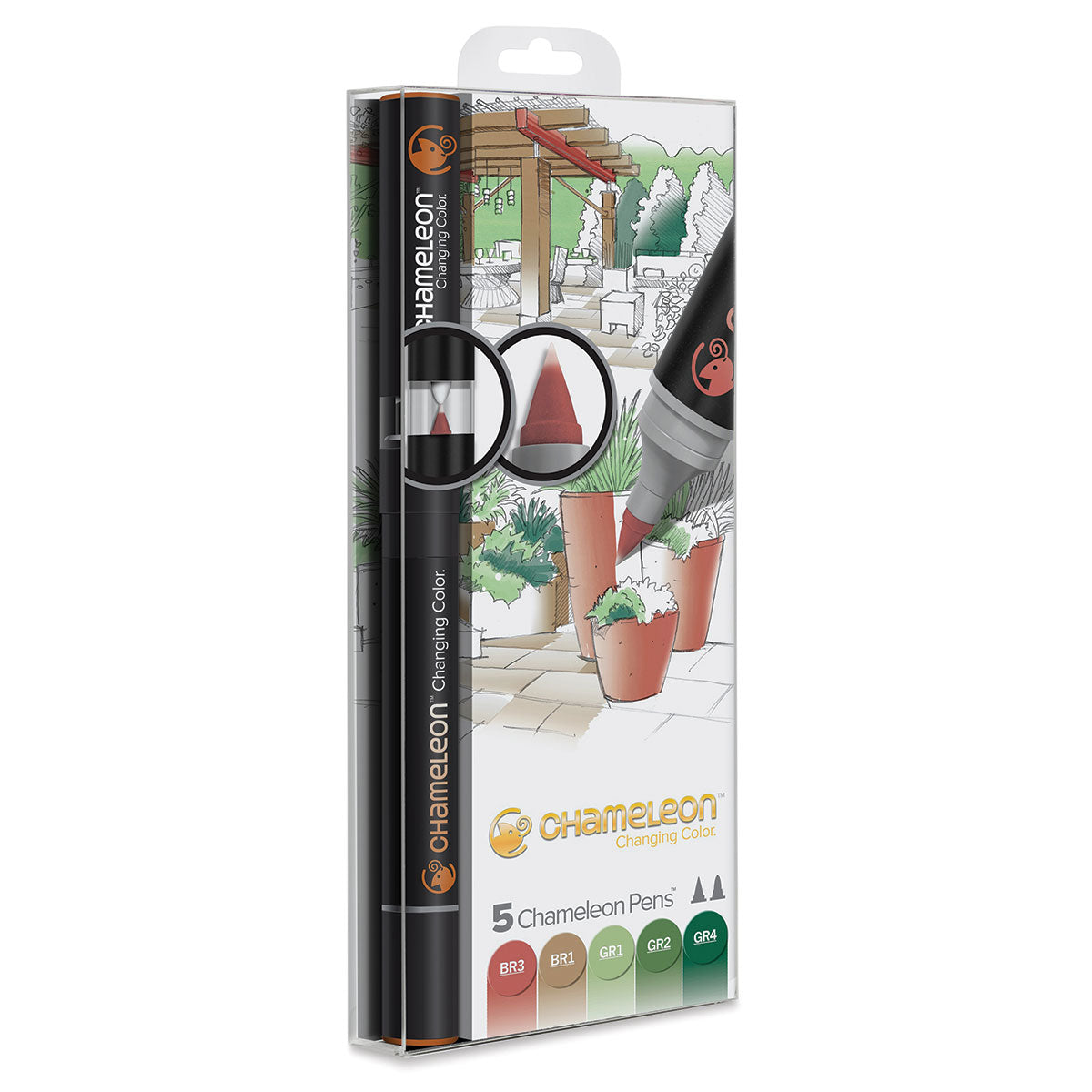 CHAMELEON ALCOHOL MARKER ASSORTED COLOURS SET OF 5 (CT0514) – Himalaya ...