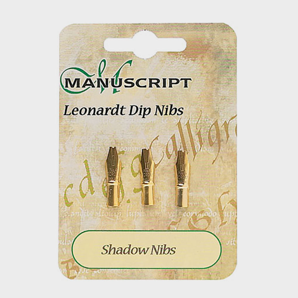 MANUSCRIPT CALLIGRAPHY SHADOW NIBS SET OF 3 (MDP-3S) – Himalaya Fine Art