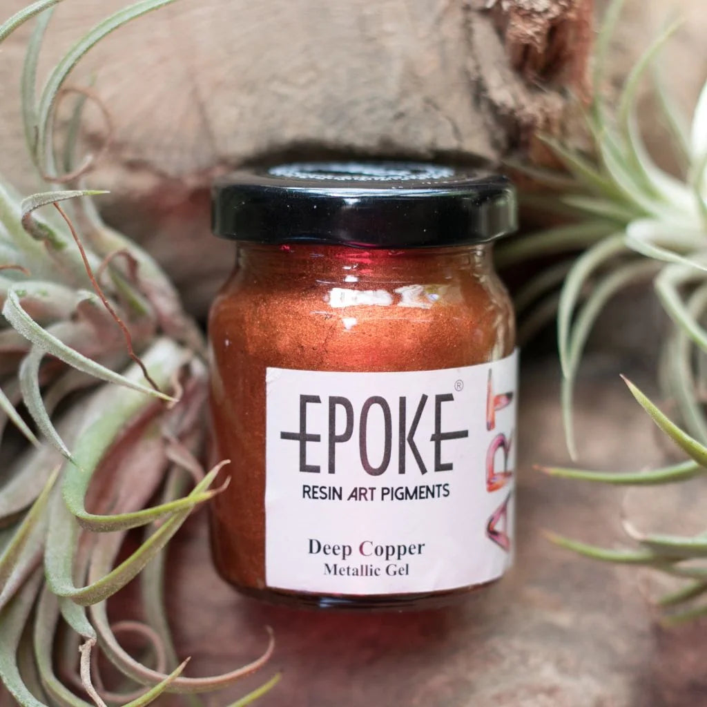 EPOKE RESIN ART PIGMENT METALLIC DEEP COPPER 75 GMS – Himalaya Fine Art