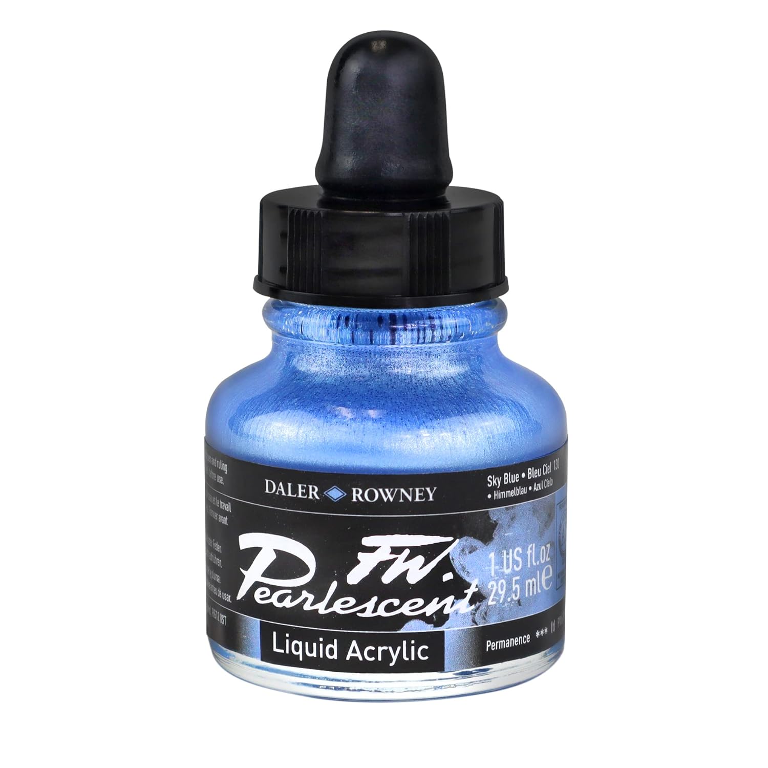 DALER & ROWNEY PEARLESCENT SKY BLUE 29.5 ML (603201130) – Himalaya Fine Art