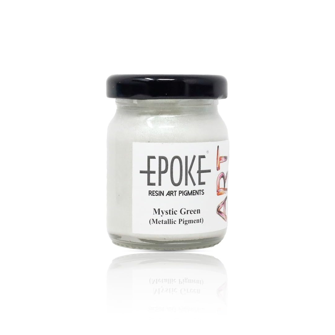 EPOKE RESIN ART PIGMENT METALLIC MYSTIC GREEN 75 GMS – Himalaya Fine Art