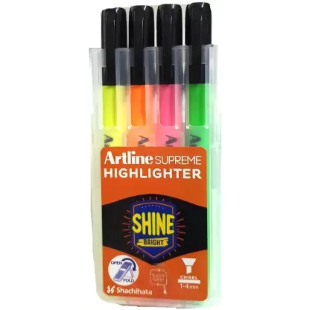 ARTLINE HIGHLIGHTER MARKER SET OF 4 (1-4 MM) (EPF6004PSV1) – Himalaya ...