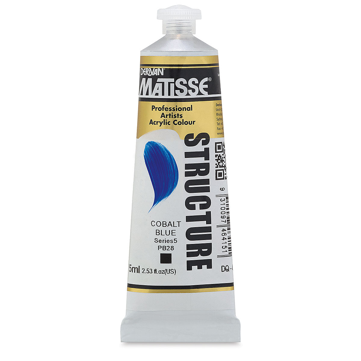 MATISSE STRUCTURE ACRYLIC 75 ML SR5 COBALT BLUE – Himalaya Fine Art