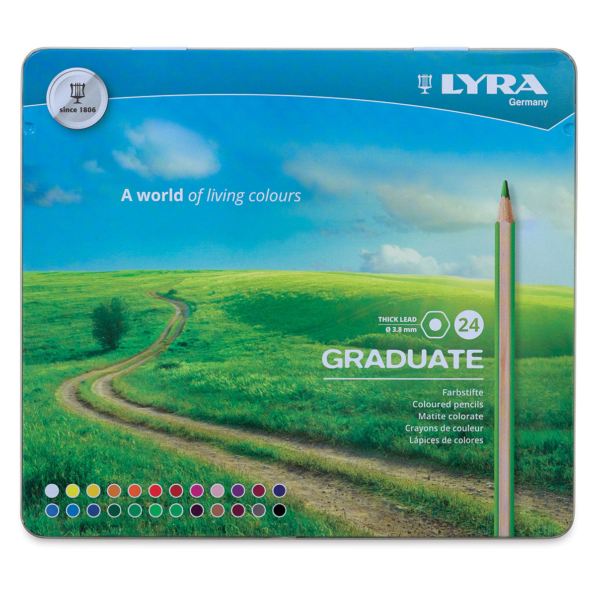 LYRA GRADUATE COLOUR PENCIL SET OF 24 (2871240) – Himalaya Fine Art