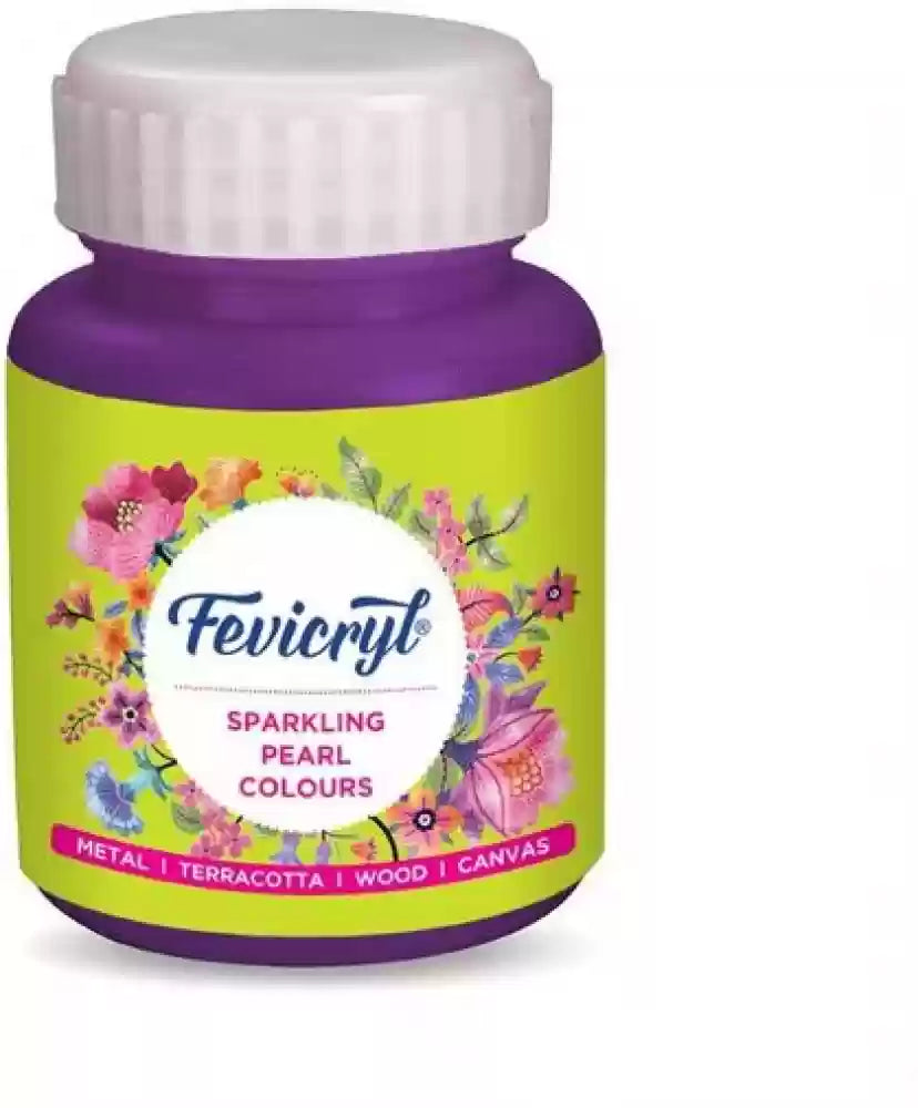 FEVICRYL ACRYLIC COLOUR 906 SPARKLING PEARL VIOLET 100 ML – Himalaya ...