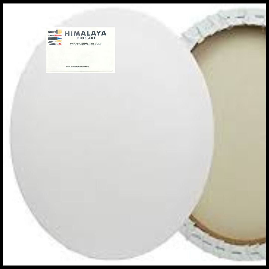 HIMALAYA STRETCHED OVAL CANVAS 8"X12" – Himalaya Fine Art